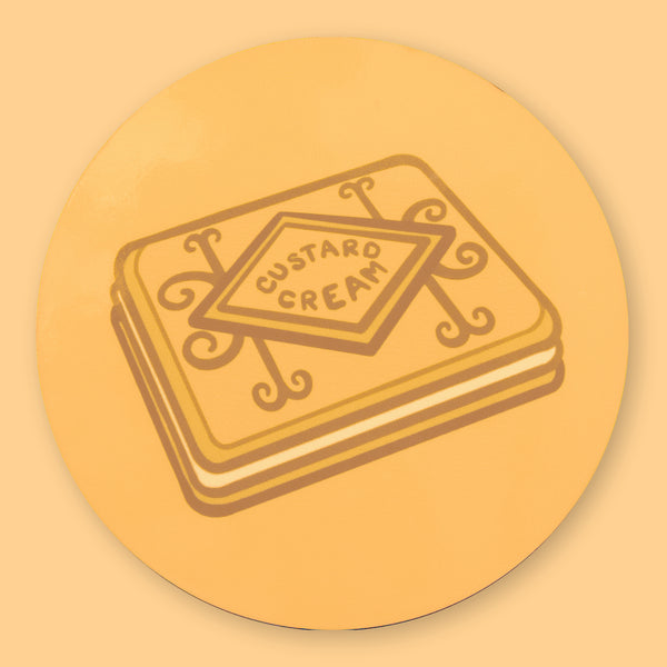 Custard Cream Coaster – Annabelle Davis