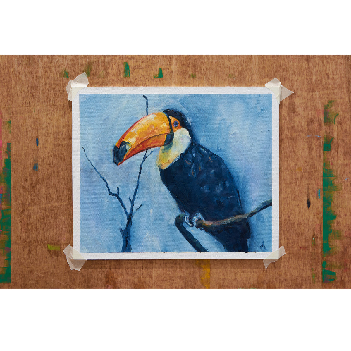 Tommy Toucan - An Original Oil Painting – Annabelle Davis